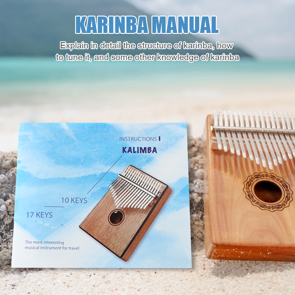 Portable Kalimba Learning Book Thumb Piano Text Music Book Lightweight Portable Music Element ...