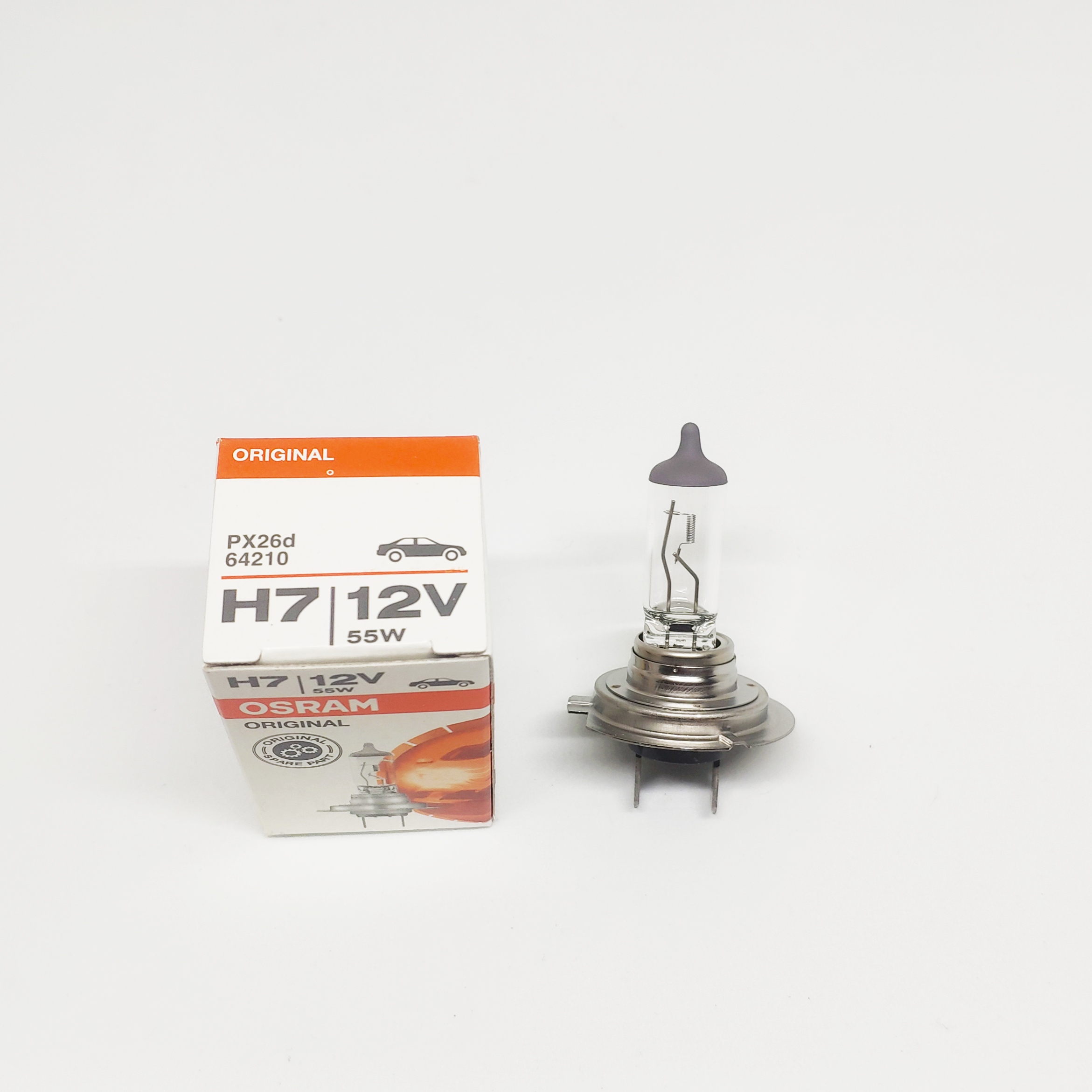 หลอดไฟ H7 12V 55W OSRAM แท้100 หลอดไฟหน้าหน้ารถยนต์และรถจักรยานยนต์ (1หลอด) - May.อะไหล่รถยนต์ ...