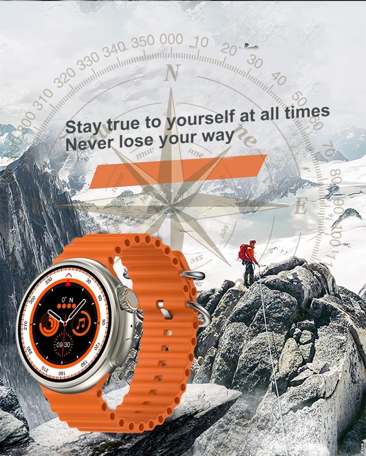 นาฬิกาอัจฉริยะ Kawa Z78 Ultra วัดน้ำตาลในเลือด วัดอัตราการเต้นหัวใจ กันน้ำ วัดแคลลอรี่ รองรับ ...