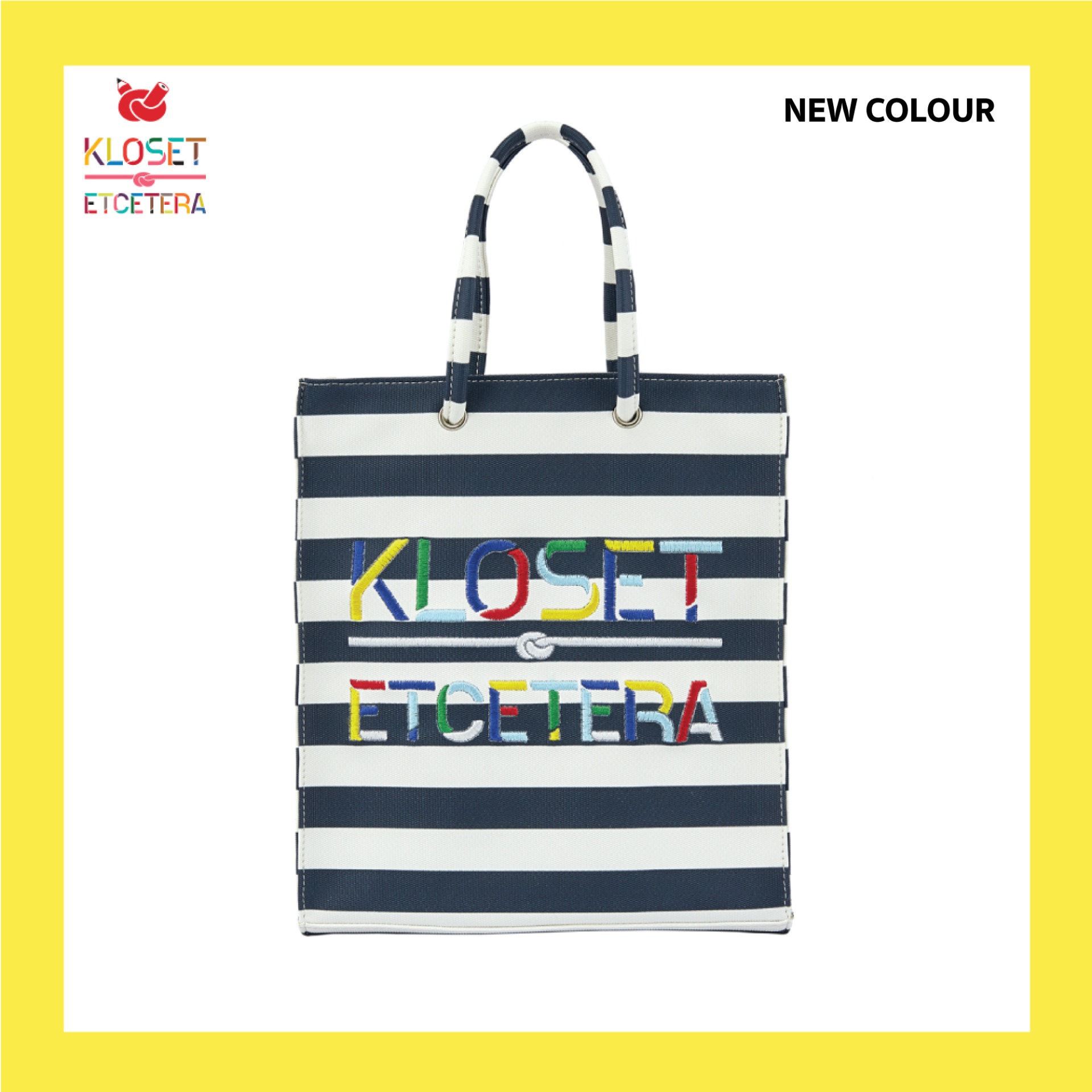Kloset Etcetera ETC Tote Size S กระเป๋าปักลายโลโก้ไซส์ S กระเป๋าคลอเส็ท ...