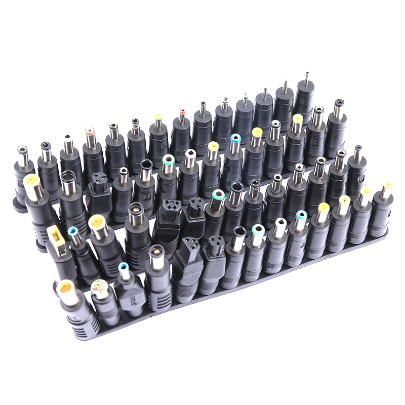 56 Pcs/Set Universal Plug 56Pcs DC Power 5.5X2.1mm DC Head Jack Charger ...
