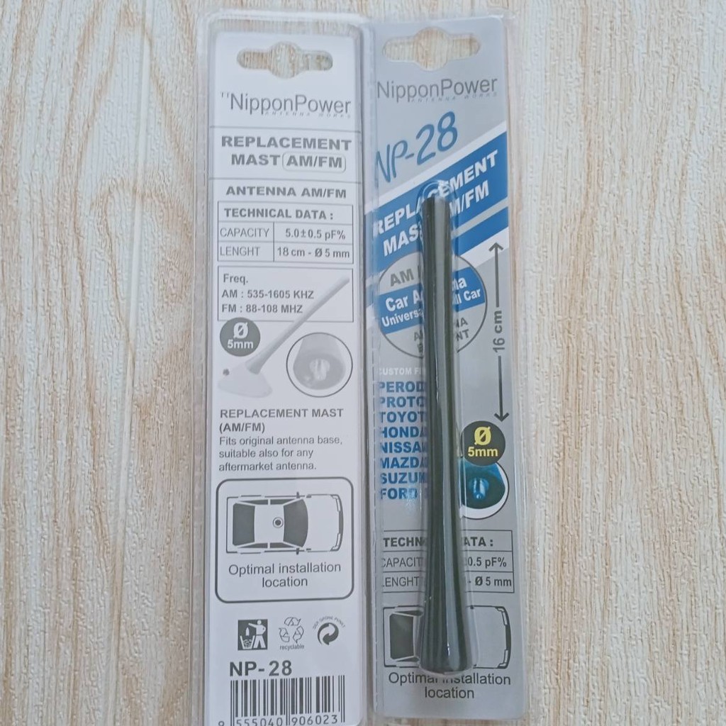 เสาอากาศรถยนต์แท้ รับสัญญาณได้ดี Antenna NP-28 และ NP-29 ใช้สำหรับรถเก๋งและรถกระบะ ทุกรุ่น ...