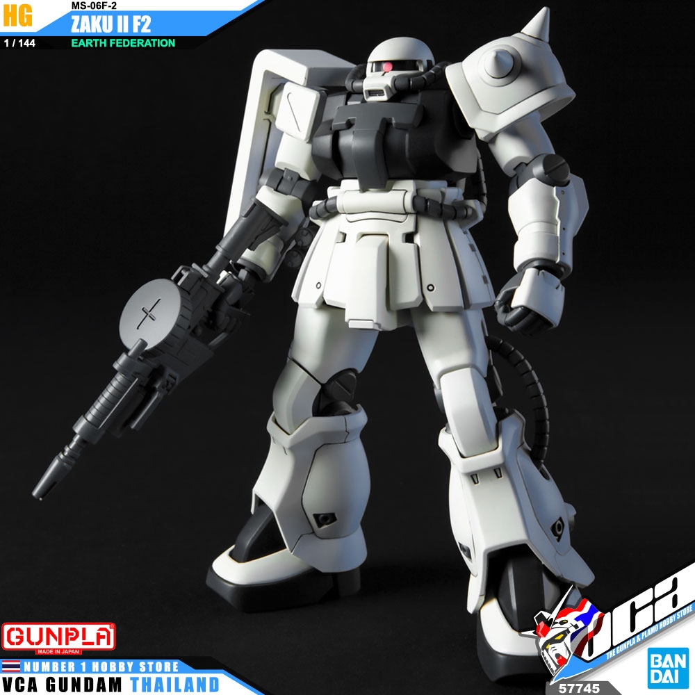 ⭐️ BANDAI GUNPLA HIGH GRADE UNIVERSAL CENTURY HGUC HG 1/144 MS-06F-2 ZAKU II F2 EARTH FEDERATION ...