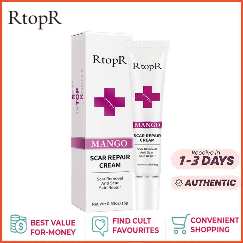 RtopR 2PCS FDA รอยแตกลายมะม่วง ครีมบํารุงผิว ลดรอยแผลเป็น ครีมทาท้องลาย ...