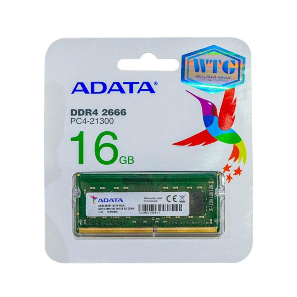 HOT⚡️ แรม โน๊ตบุ๊ค 4GB 8GB 16GB bus2666 DDR4 SO-DIMM ADATA Notebook labtop Lifetime Warranty ...