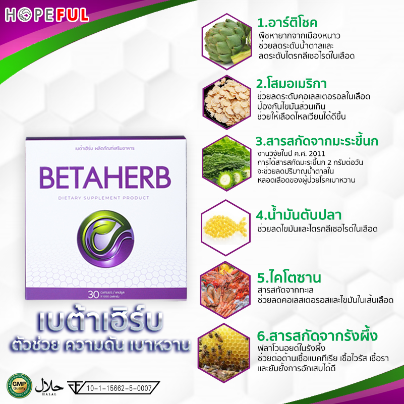 ส่งฟรี Beta Herb เบต้าเฮิร์บ น้ำตาลในเลือดสูง2แถม4 แคอเรสเตอรอล ชาปลายมือเท้าของแท้ - betathai ...