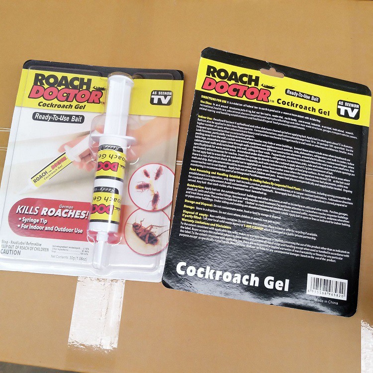 ยาฆ่า MI เจลกำจัดแมลงสาบ roach doctor เจลฆ่าแมลงสาบ ขนาด 30g ยาฆ่าแมลงสาบ Roach doctor ...