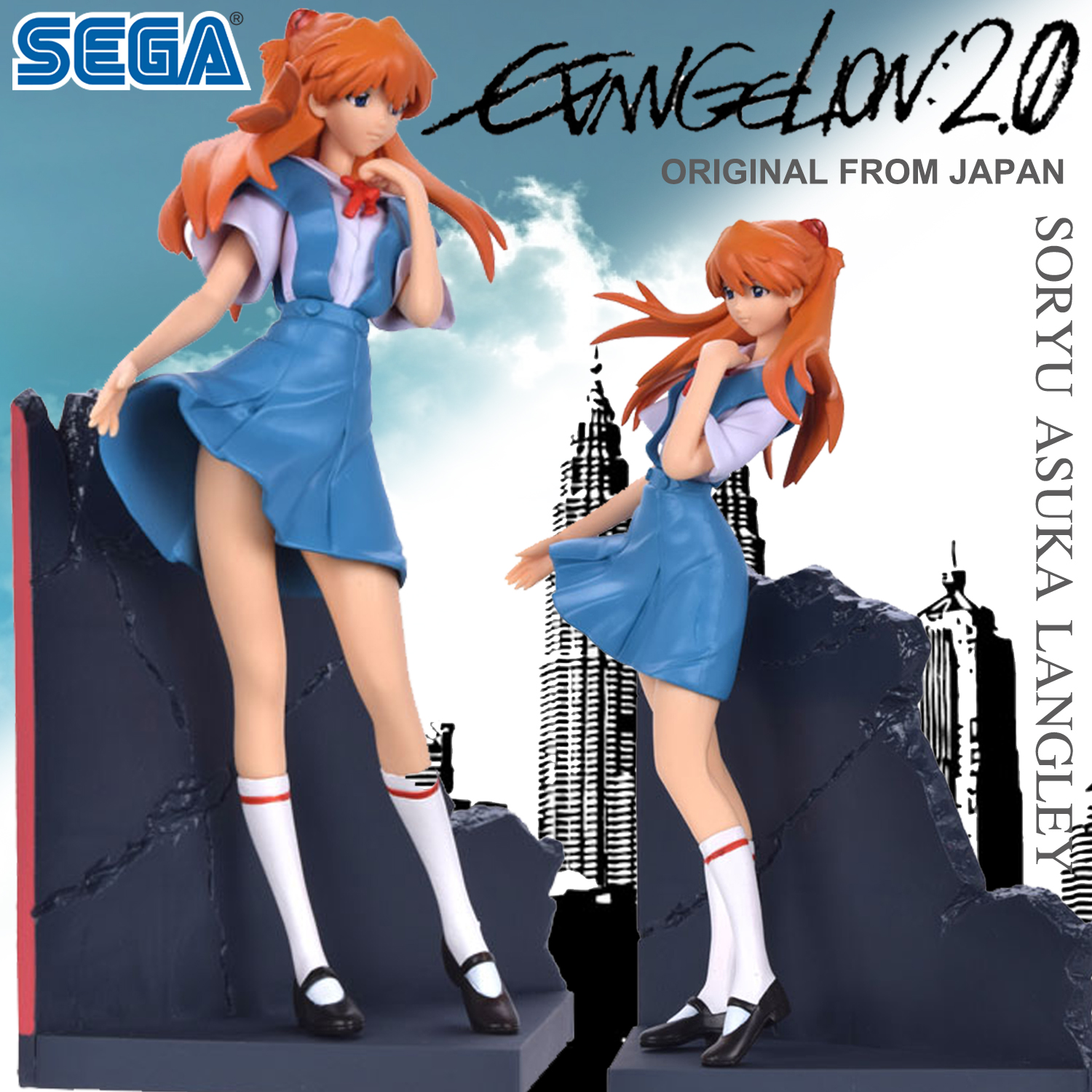 Model โมเดล ของแท้ 100% Sega Rebuild of Evangelion รีบิวด์ ออฟ อีวานเก ...