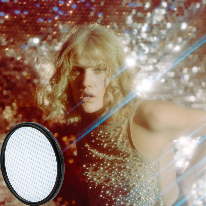 Rainbow BLUE Orange Streak Filter 7782mm Flare Radiant FX Filter - HHGF ...