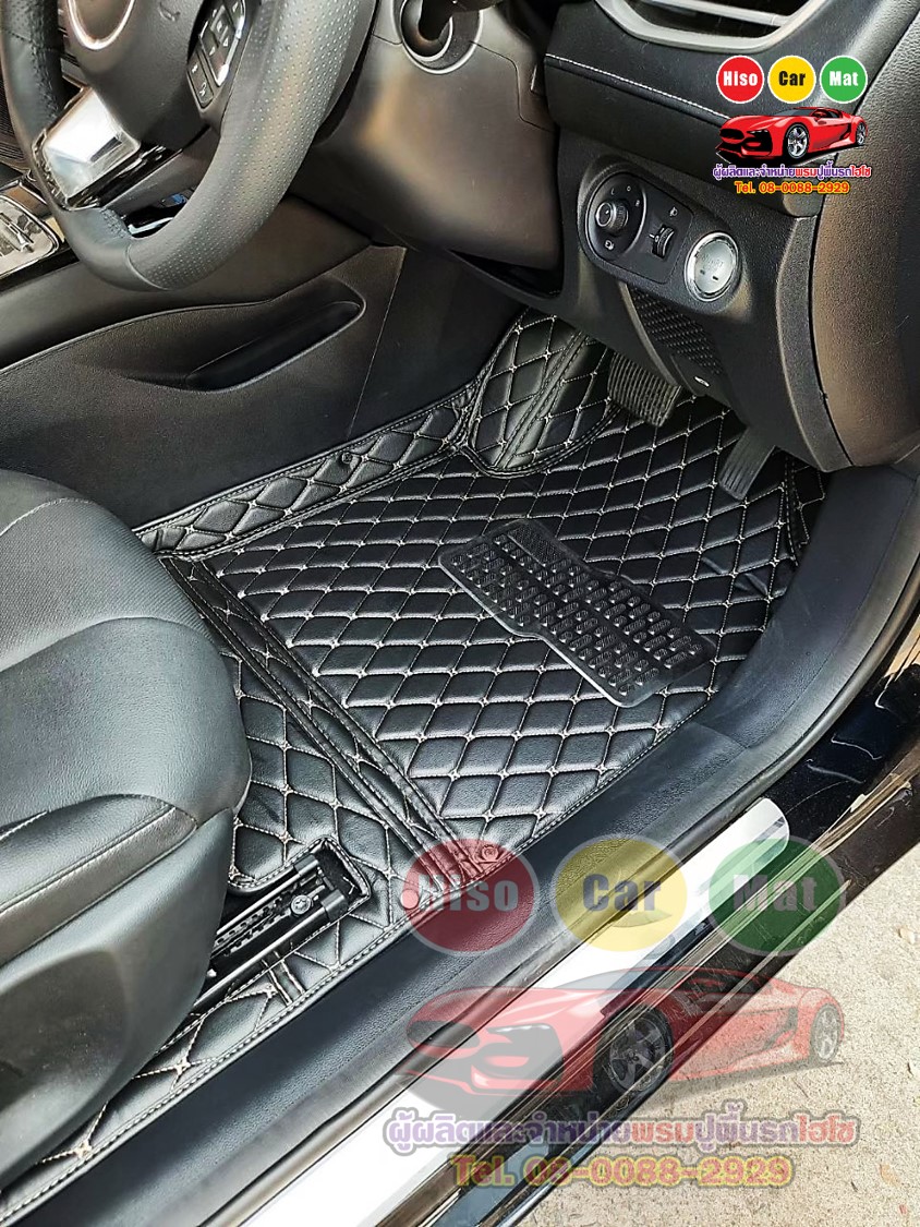 MG EP/ EP plus พรมหนังไฮโซเข้ารูป6D เต็มคันรวมท้ายรวมปิดเบาะหลัง รวม6ชิ้น - Hiso Carmat 6D 7D ...