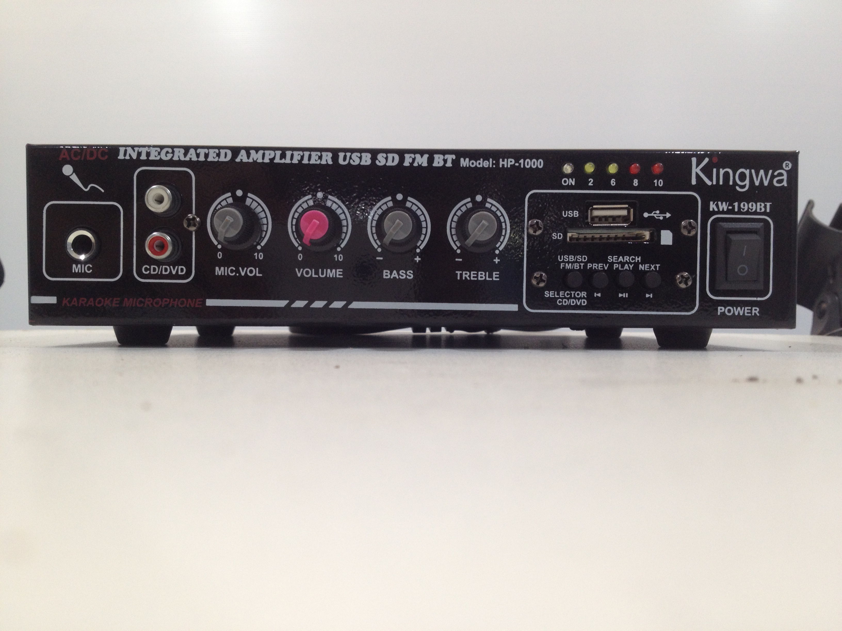 สินค้าแนะนำ แอมป์ เครื่องขยายเสียง Integrate Amplifier Kingwa HP-1000 ...