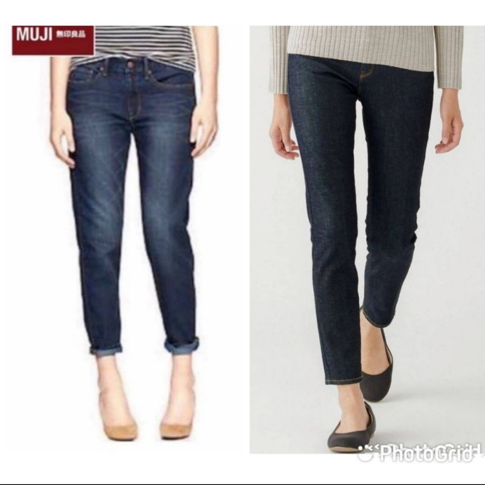 Muji Jeans กางเกงยีนส์ ผู้ หญิง Muji ทรง Skinny | Lazada.co.th