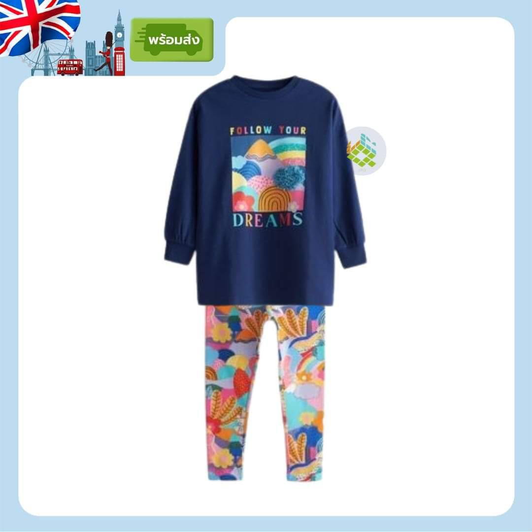 (พร้อมส่ง 6Y) ชุดเซ็ท เด็กผู้หญิง ลายดอกไม้ Dream Jumper set งานแท้จาก ...