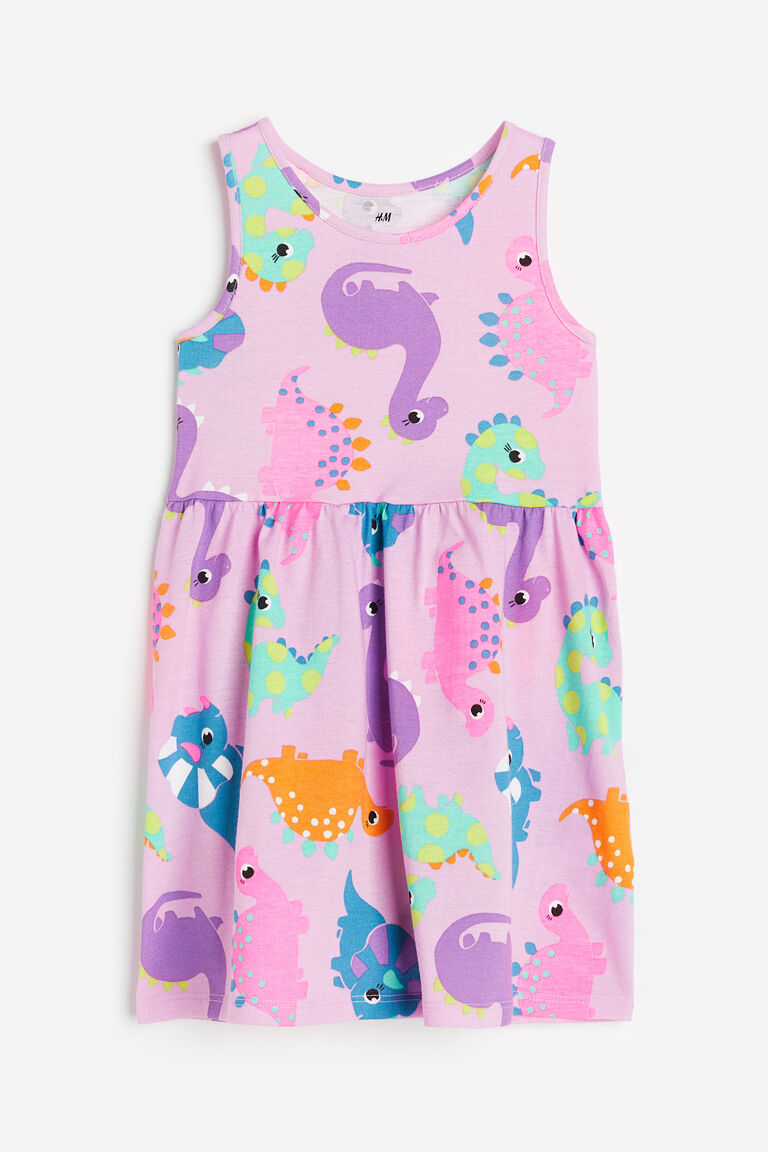 H M ชุดเดรสยาว ชุดเดรสแขนกุด ไดโนเสาร์ ชุดเด็กผู้หญิง 6-8ํและ 8-10Y(งาน shop แท้) - RachelDC ...