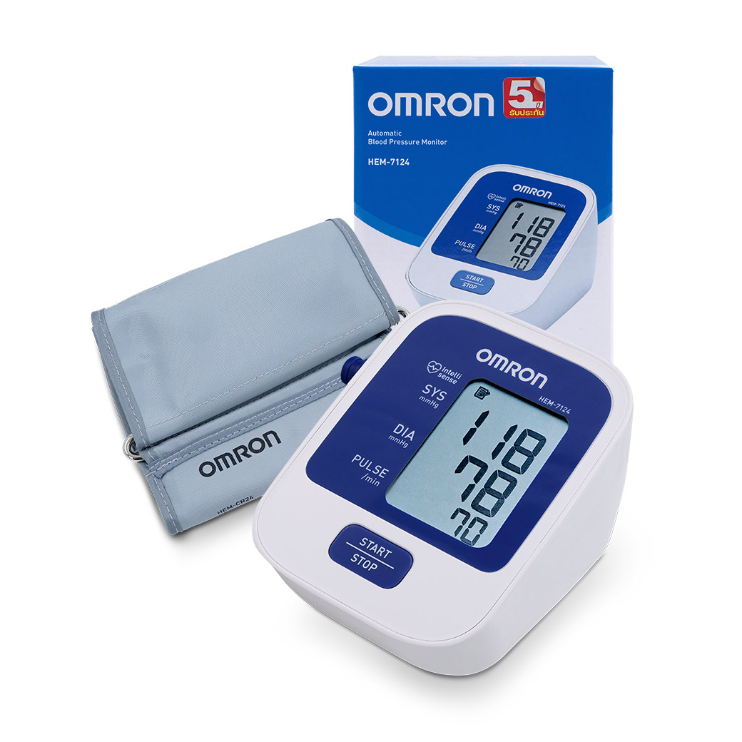 OMRON Automatic Blood Pressure Monitor HEM-7124 ออมรอน เครื่องวัดความ ...