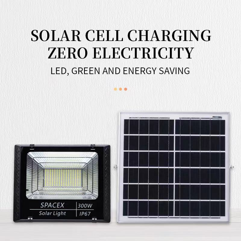 Solar lights ไฟโซล่าเซล LED 300W 200W 120W 80W 55W 35W ไฟสปอตไลท์ กัน ...