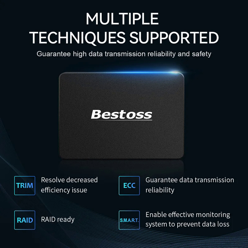 Bestoss Ssd 4TB ภายใน Sata 1Tb 512Gb 128Gb Ssd 2Tb ฮาร์ดดิสก์256Gb Ssd ...