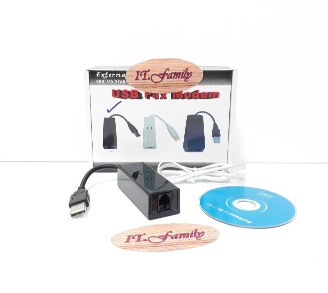 USB Fax Modem 56K V9.2V9.0 1 PORT (ออกใบกำกับภาษี) - IT.FAMILY - ThaiPick