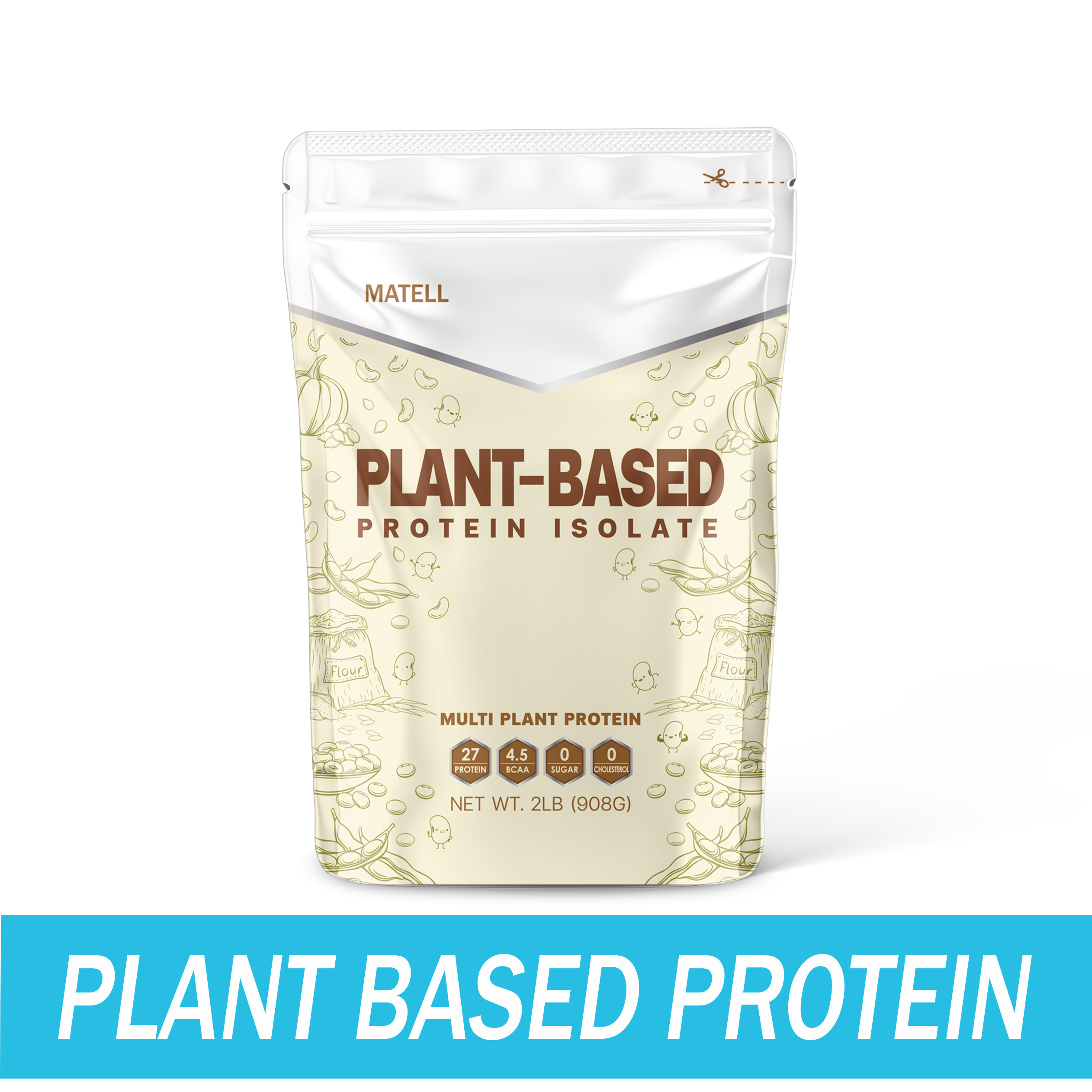MAXWELL Pea Protein Isolate เติม prebiotics โปรตีนถั่วลันเตา โปรตีนพืช plantbased แทน whey ...