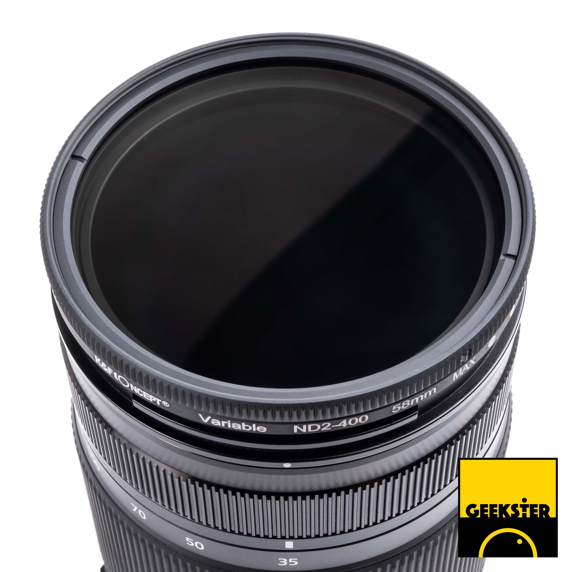 ND Fader ฟิลเตอร์ K&F 1-9 Stop ลดแสง ( ND2 - ND400 ) B-Series Coating / 49mm 52mm 58mm 62mm 67mm ...