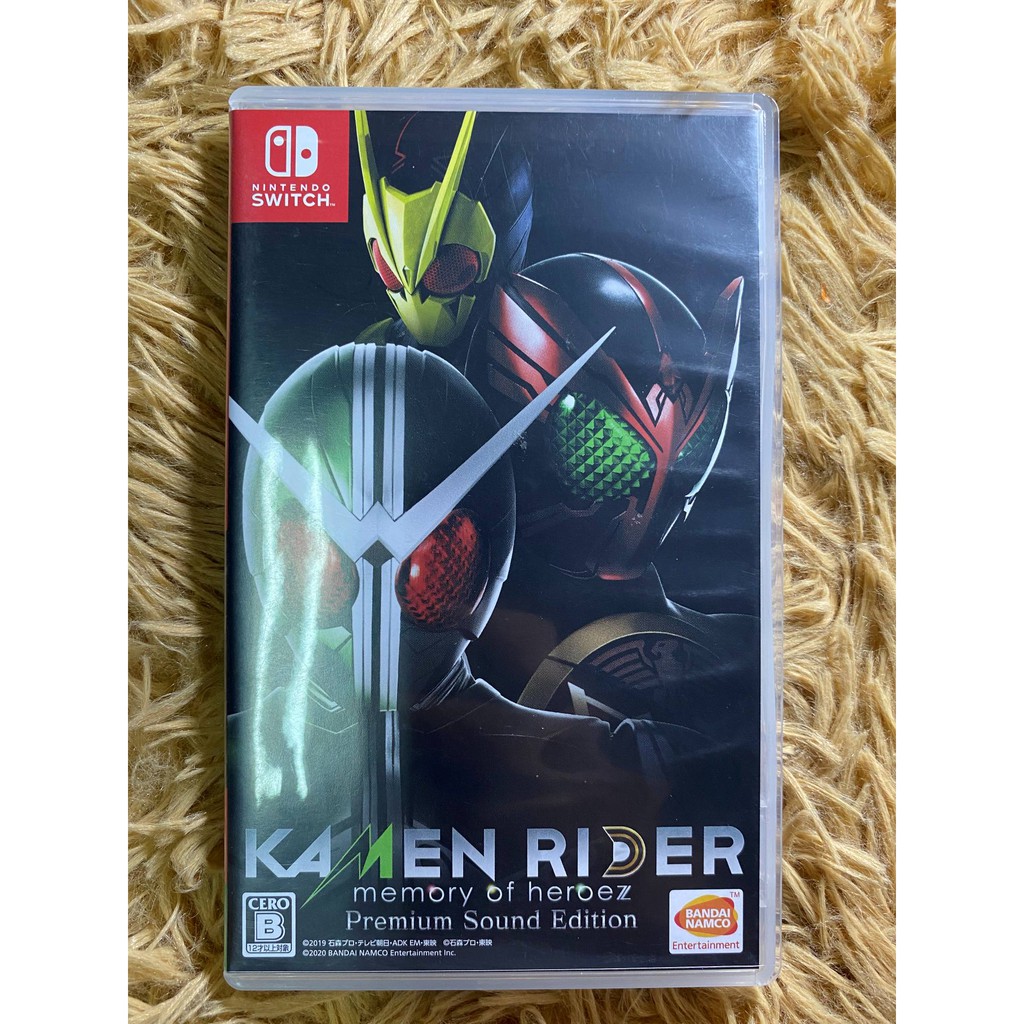 (มือ2) Nintendo Switch : Kamen Rider : memory of heroez Premium Sound ...