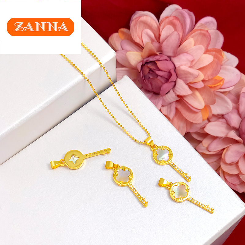 18k saudi gold necklace for women -International gold necklace 1.2mm ...