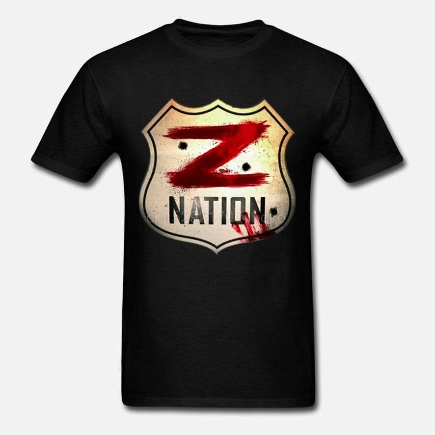 2022 Printed Men T Shirt Cotton tshirts O-Neck Short-Sleeve Z Nation ...