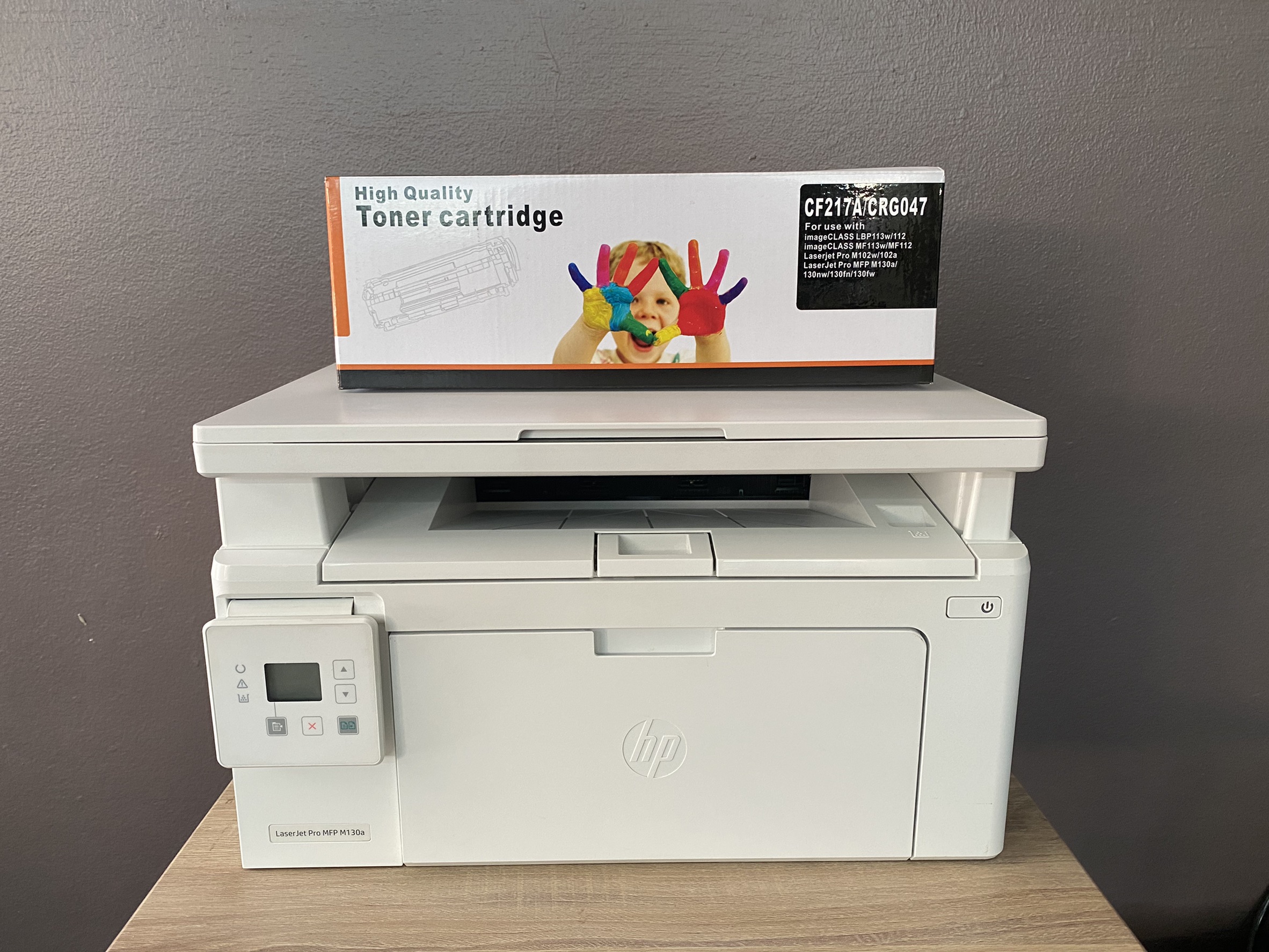 ปริ้นเตอร์มือสอง HP LASERJET M130A + หมึก 270A หมึกใหม่ Copy Scan Print ...