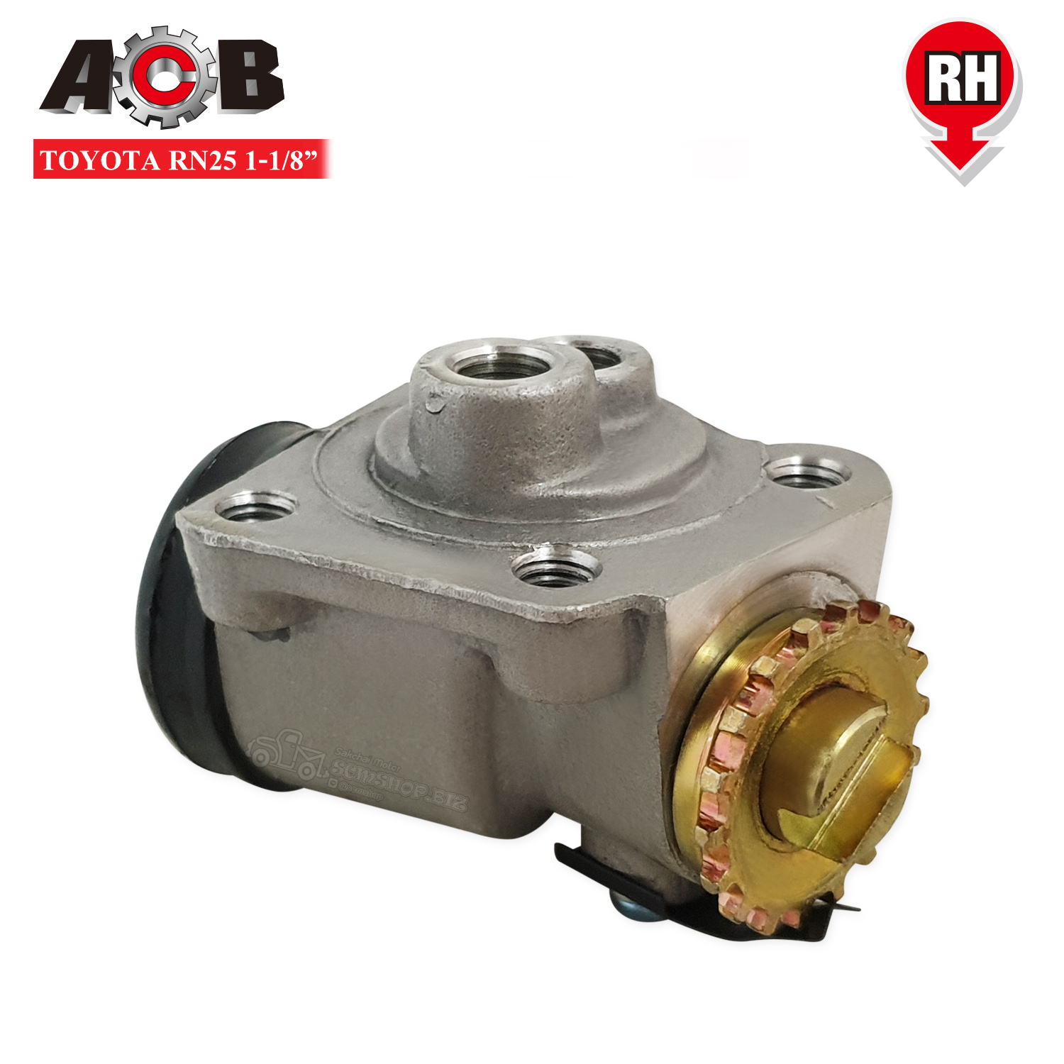 ACB กระบอกเบรคหน้า TOYOTA RN25 1-1/8นิ้ว RH ข้างขวา,ล่าง (520) 1ลูก ...