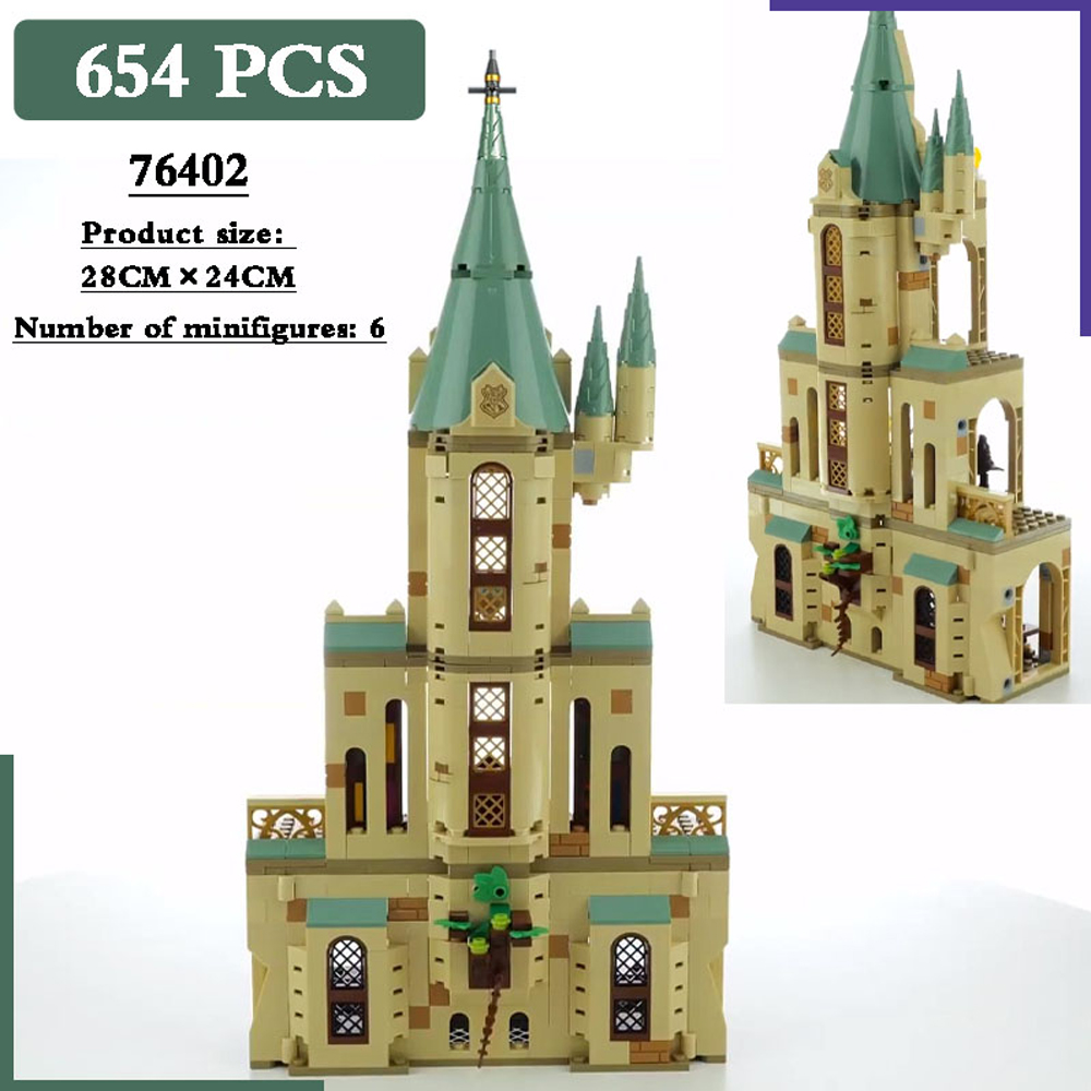 Harry Potter Fantasy Magic Castle With 6 Figures Lego Compatible ...