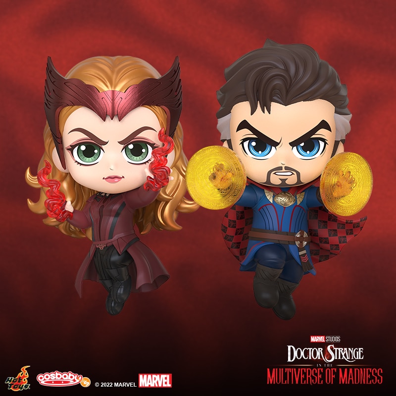 Hot Toys COSBABY DOCTOR STRANGE Scarlet Witch WONG DEFENDER STRANGE ...