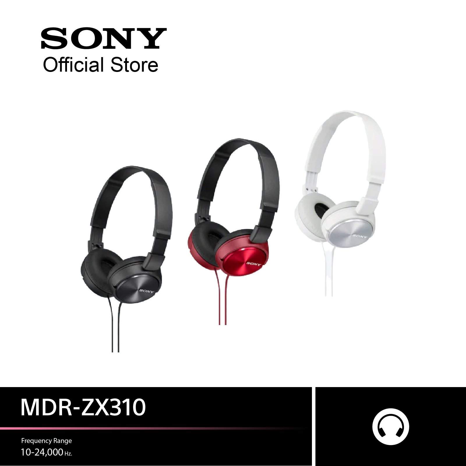 SONY MDR-ZX310 On-Ear - Sony Official Store - ThaiPick