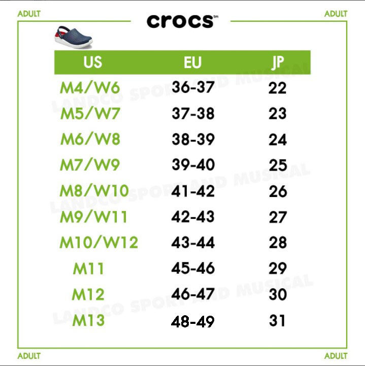 Crocs Collection รองเท้าแตะ รองเท้า UX CS Crocs Sandal 206761-410 ...