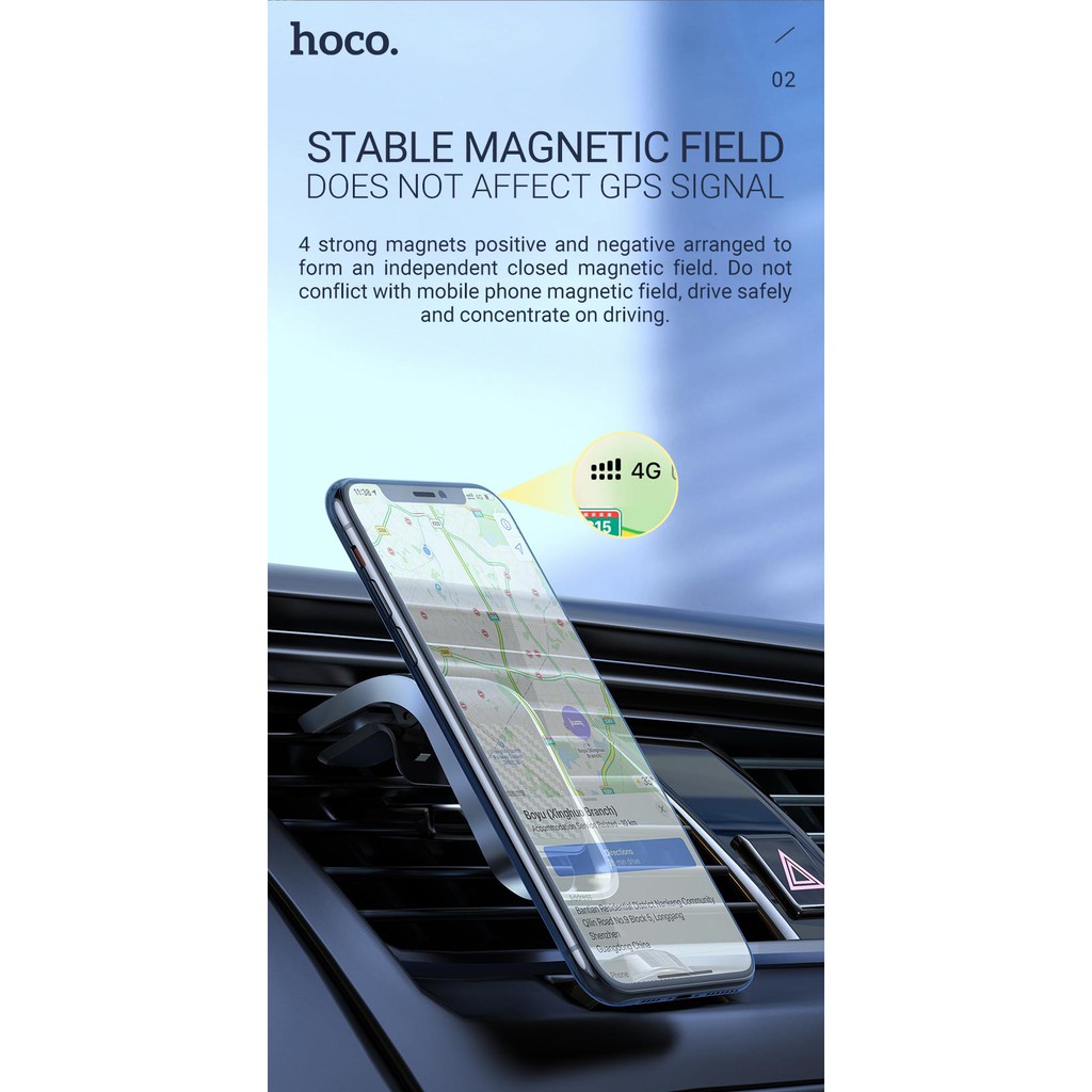☁ ที่ยึดโทรศัพท์ในรถยนต์ Hoco CA74 (รองรับไอแพด) ที่จับโทรศัพท์ ที่ยึดมือถือในรถ ที่วางโทรศัพท์ ...