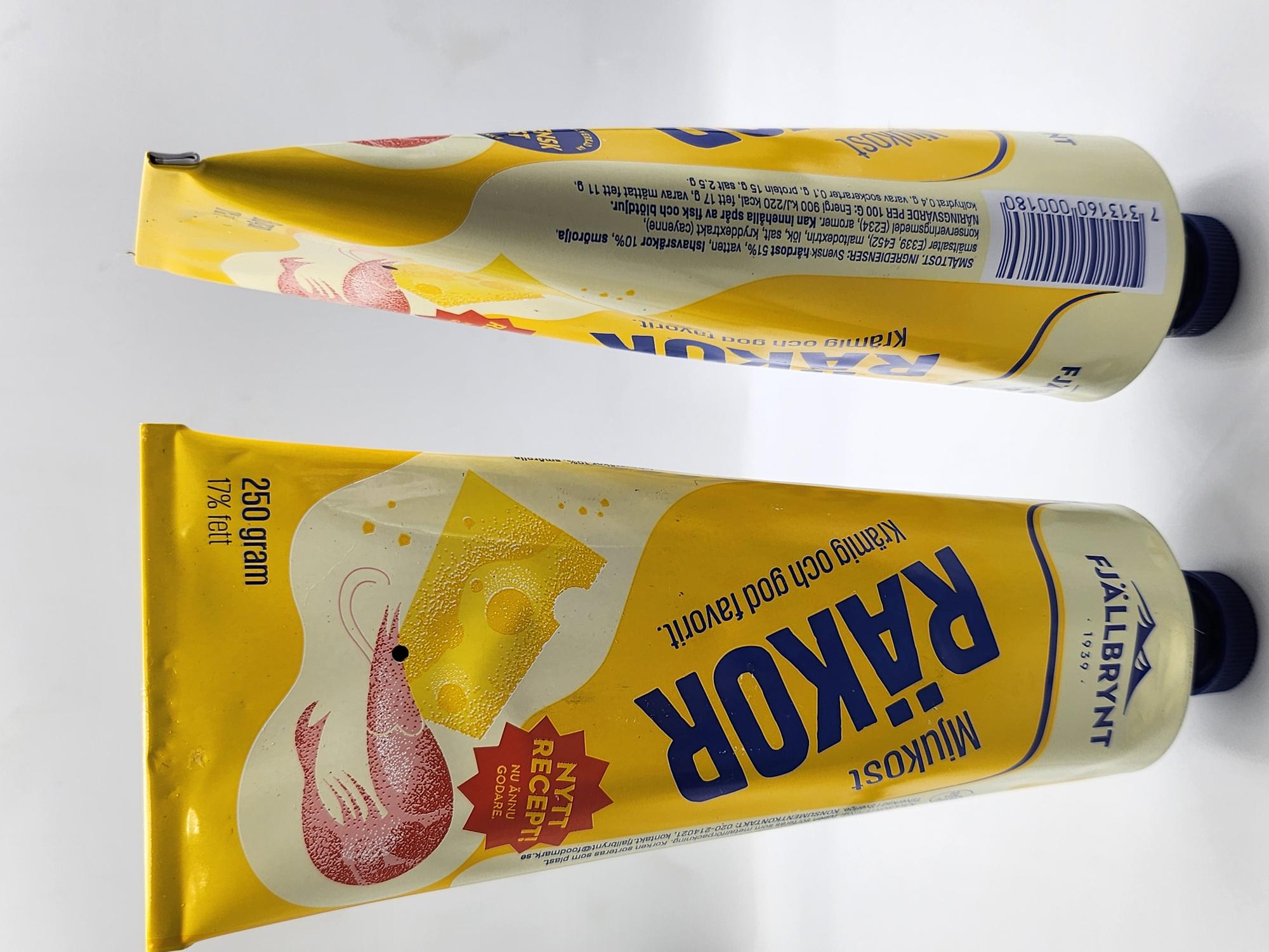 Fjallbrynt Shrimp Cheese 250 g rekeost 250 gr Fjällbrynt ชีสกุ้ง 250 ...