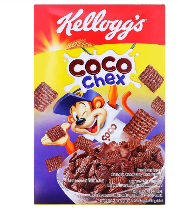 เคลล็อกส์ โกโก้ กาแลคซี่ ธัญพืชอบกรอบเคลือบช็อกโกแลต 300 ก.KELLOGG'S ...