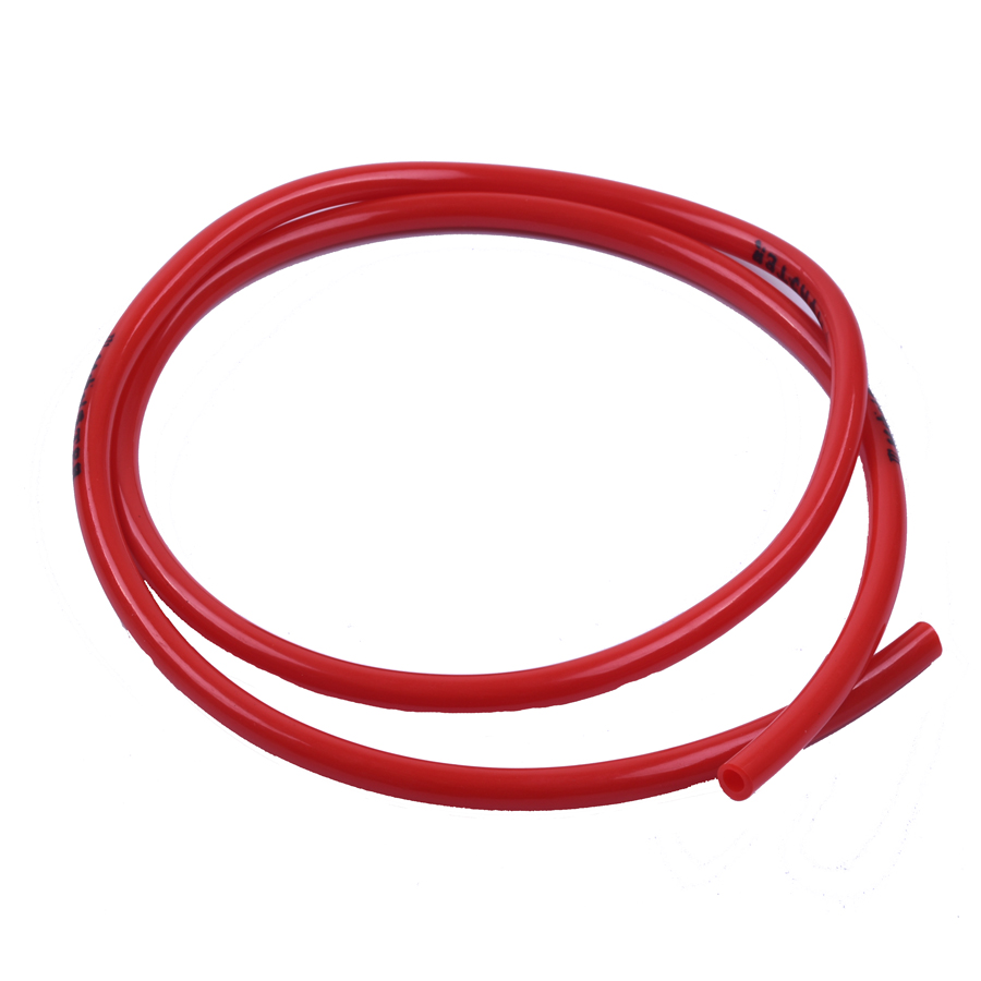 1M Red Motorcycle Fuel Gas Oil Delivery Tube Hose Line Petrol 5mm ID ...