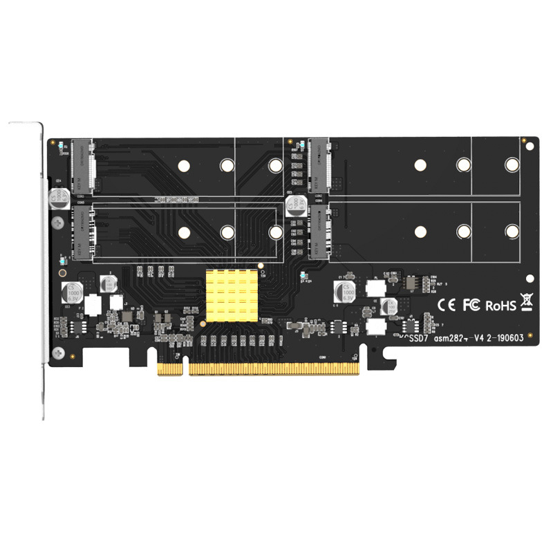 4 in 1 Cards Adapter M.2 Raid Controller/SSD/Card Pci-E/Pcie M.2 SSD ...
