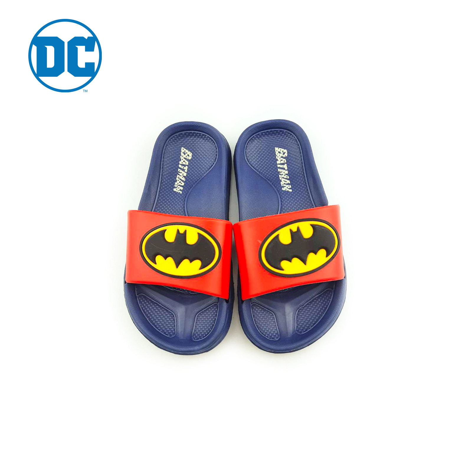 Flip Flops รองเท้าแตะเด็กผู้ชายลายแบทแมน(Batman) -สีกรม(Navy) - DC Shop ...