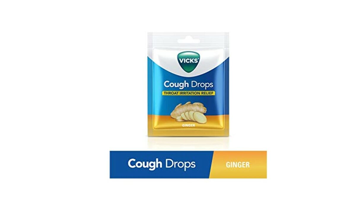 Vicks Cough Drops CANDY GINGER 20PC POUCh | Lazada.co.th
