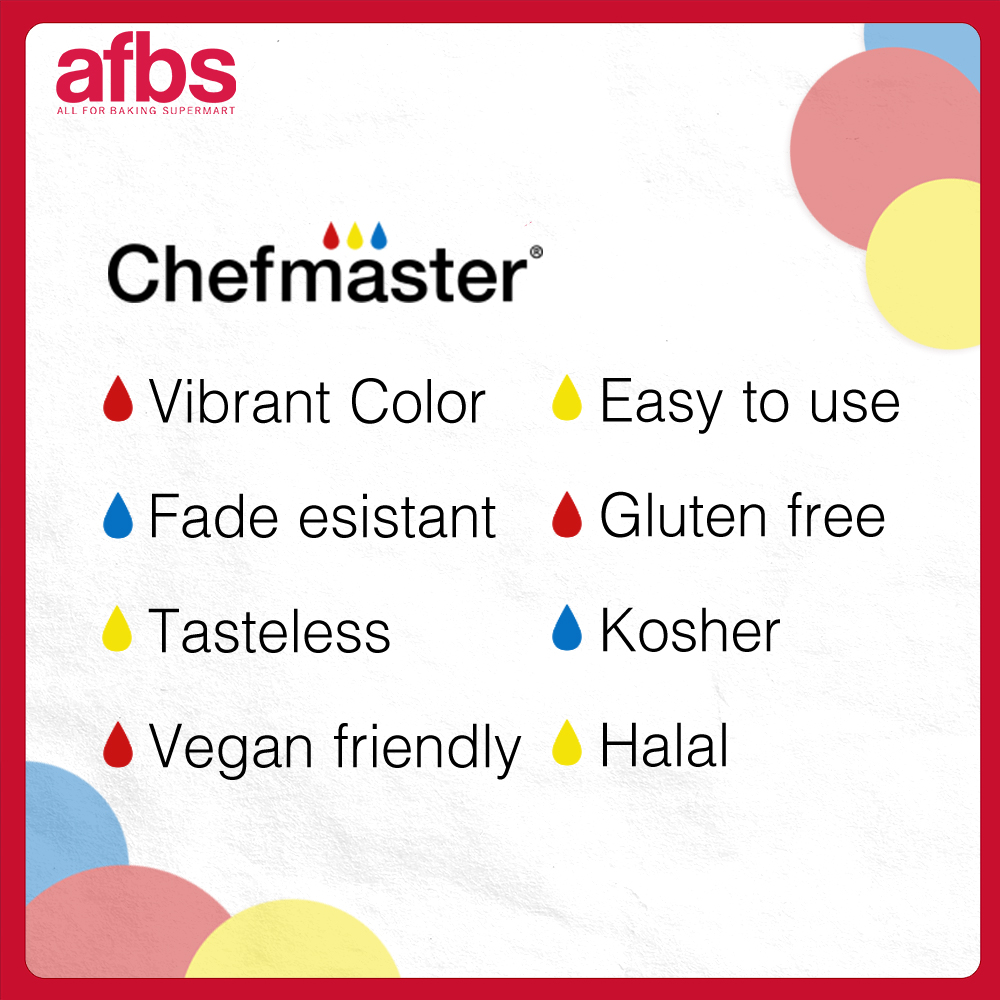 Chefmaster Turquoise Liqua-Gel Food Coloring 20 ml [2111572] - AFBS.CO ...
