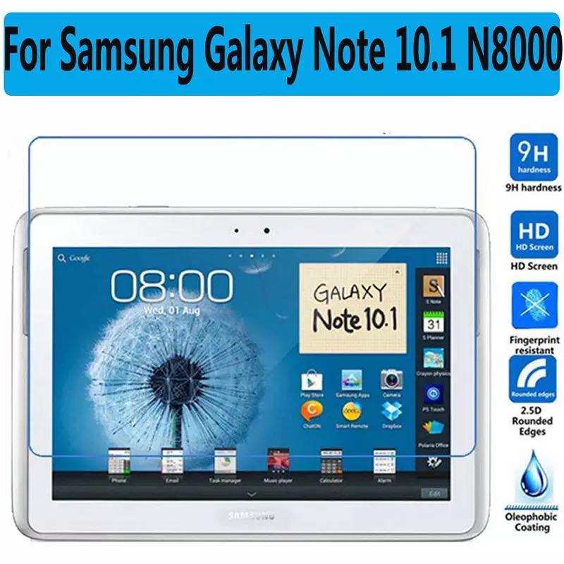 ฟิล์มกระจก นิรภัย เต็มจอ Samsung Galaxy Note 10.1 GT-N8000 (2012) 10.1 ...