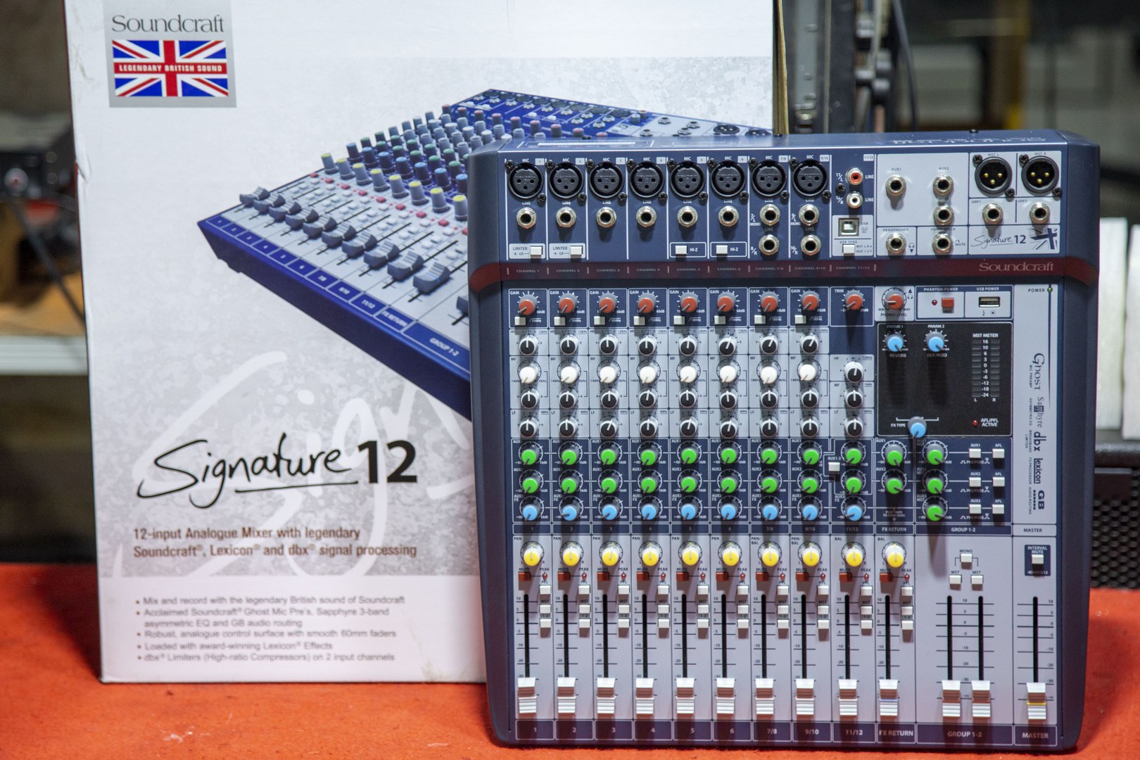 (สินค้าตรงปก100%)SOUNDCRAFT SIGNATURE-12 MIXER มีเอฟเฟคแท้หวานๆ ...