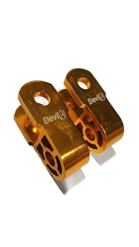 ตัวยกโช๊ค Wave,Dream ทุกรุ่น งาน CNC สีทอง ยี่ห้อ Devil | Lazada.co.th