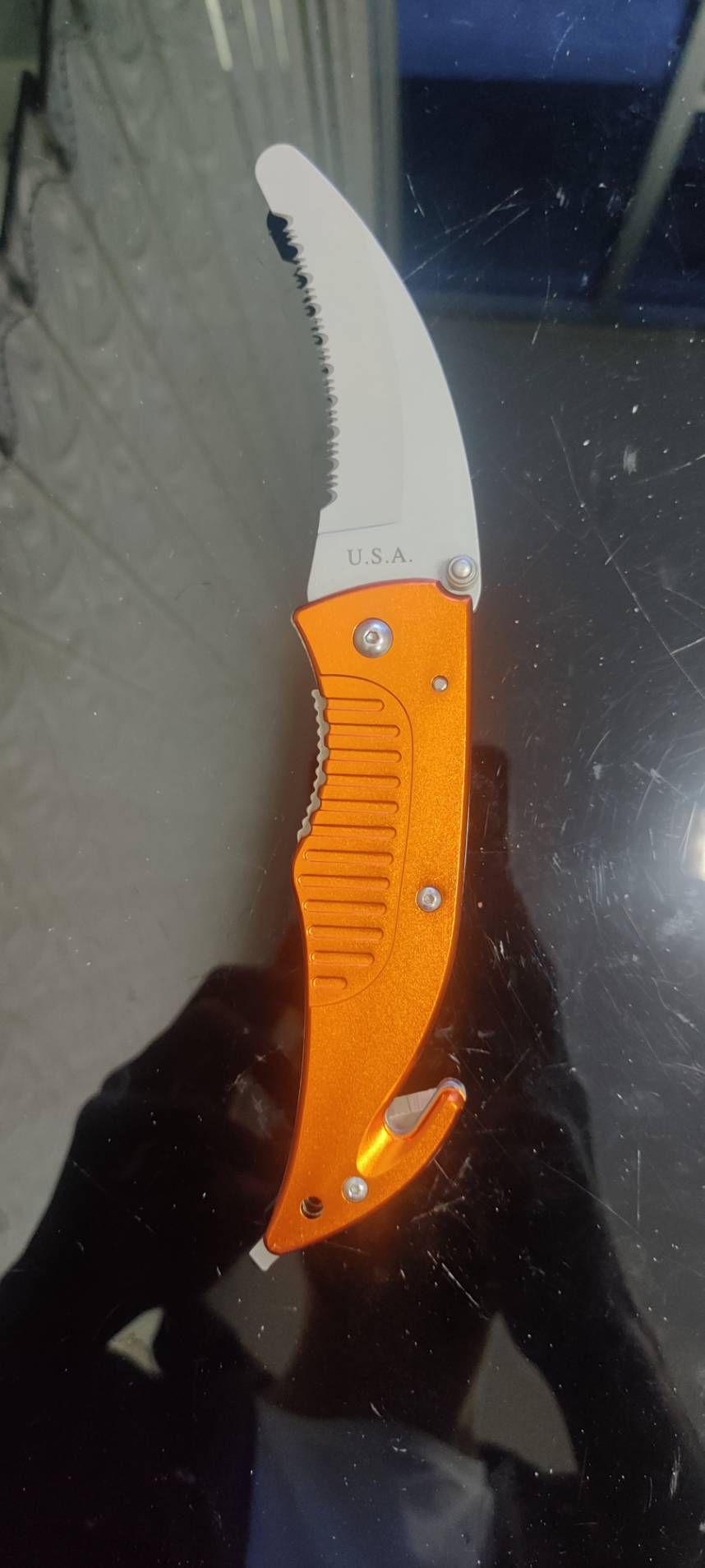 Knife cutting rope มีดตัดเชือก USA ของแท้ 100% พร้อมซองใส่ - Krissana ...