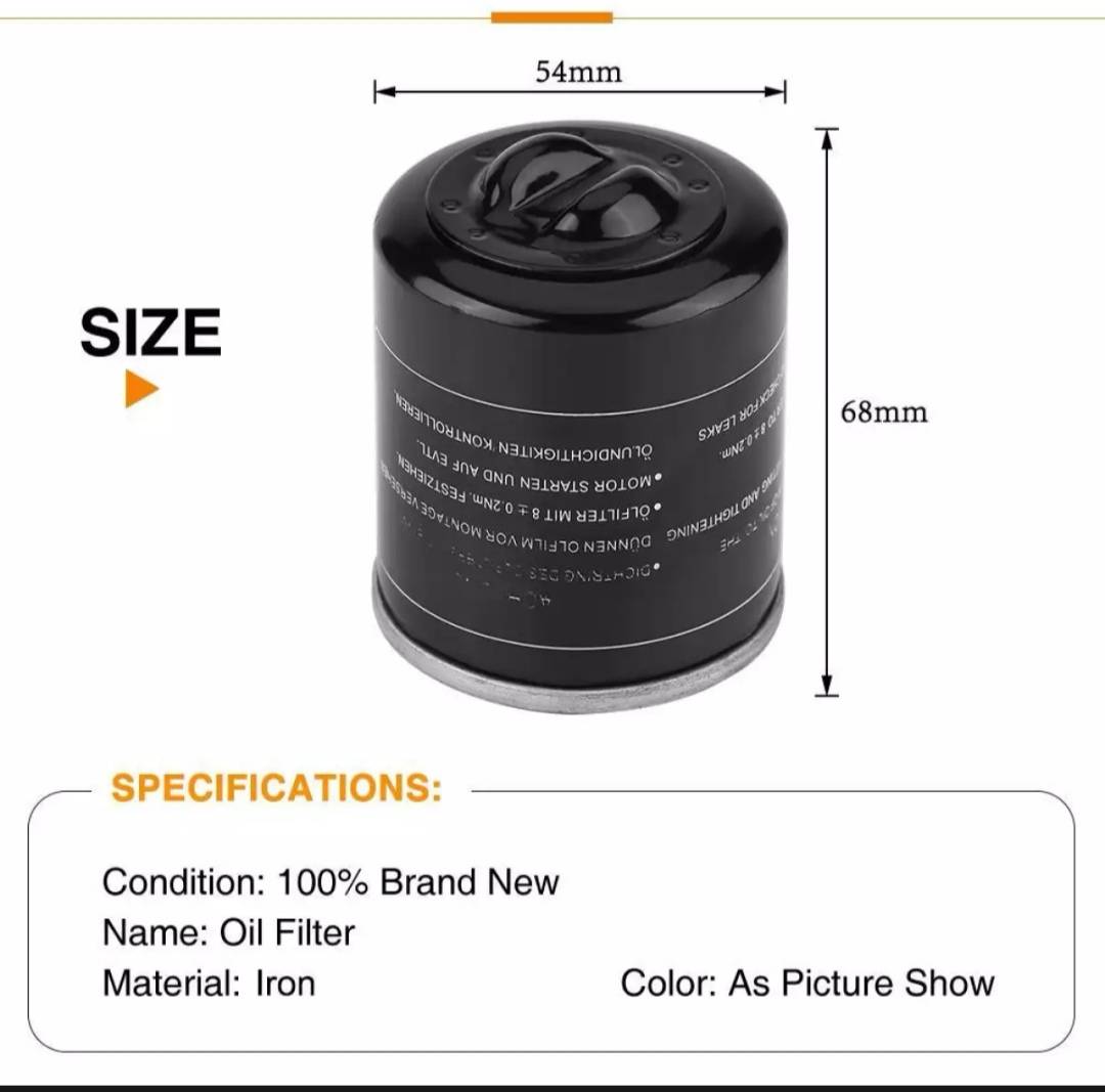 ไส้กรองน้ำมันเครื่อง สำหรับ New Vespa 125/150/300 Oil Filter For New ...