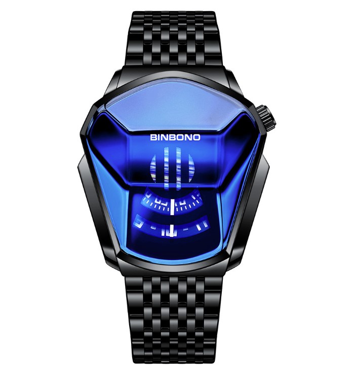 【W＆D Hs】Wristwatch men's watches original data Men technology สีด ...