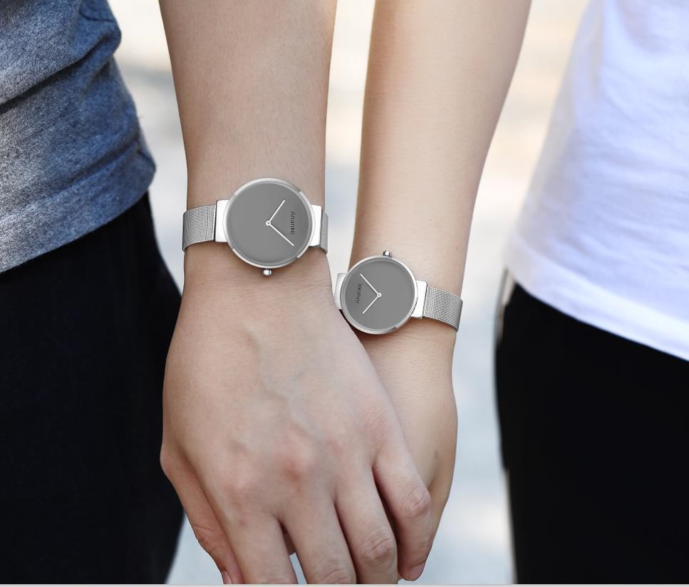 ANANKE female table light luxury fashion contracted a couple watch ...