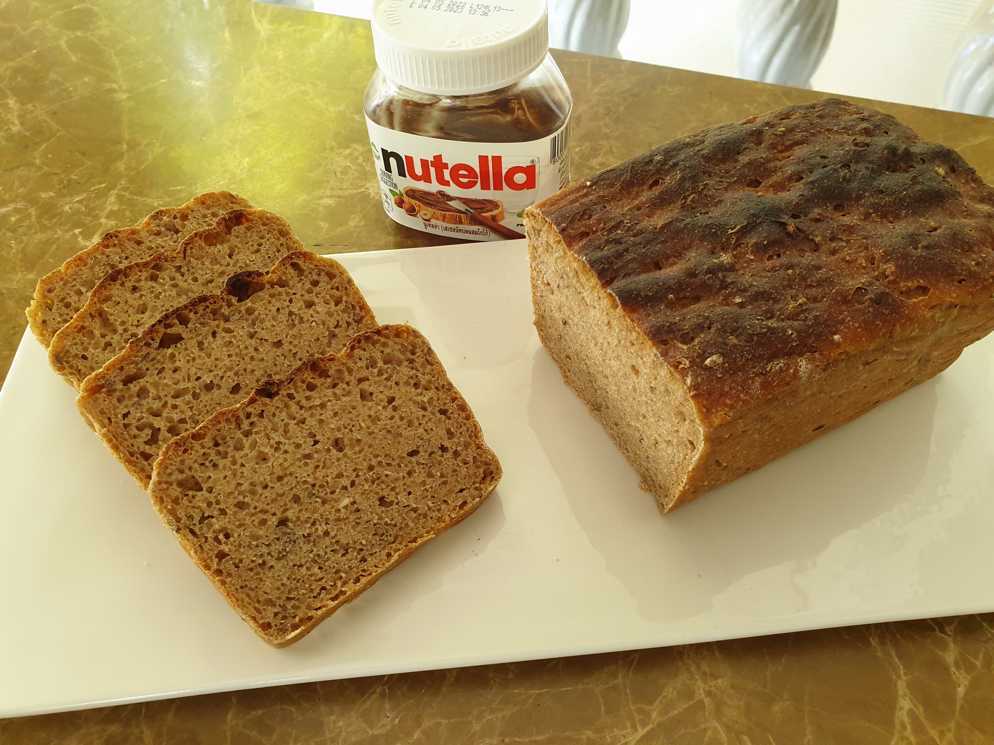 Echter Sauerteig Dunkles Roggen Brot 400 Gramm / Real Sourdough Dark ...