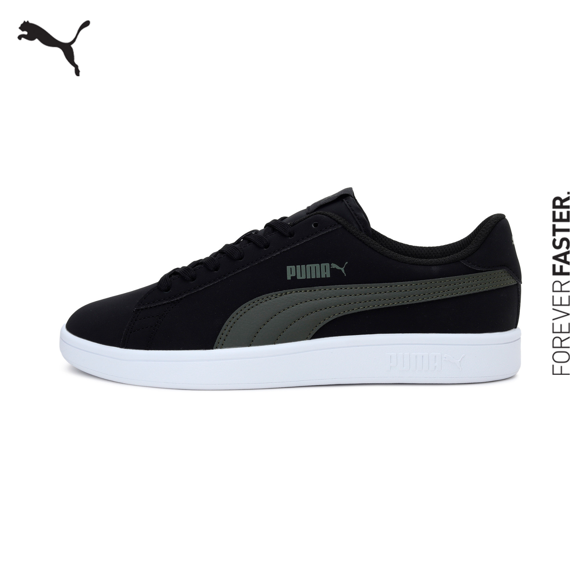 PUMA BASICS - รองเท้ากีฬา PUMA Smash v2 Buck สีดำ - FTW - 36516005 ...
